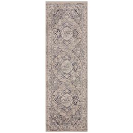 Hanse Home L&auml;ufer Terrain, Creme, Grau, Kunststoff, orientalisch, rechteckig, 80x200 cm, Oeko-Tex&reg; Standard 100, f&uuml;r Fu&szlig;bodenheizung geeignet, in verschiedenen Gr&ouml;&szlig;en erh&auml;ltlich, pflegeleicht, strapazierf&auml;hig, leicht zusammenrollbar, Teppiche & B&ouml;den, Teppiche, Teppichl&auml;ufer