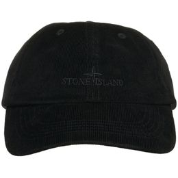 Stone Island Caps & M&uuml;tzen - Corduroy baseball cap - Gr. ONE SIZE - in Schwarz - f&uuml;r Damen