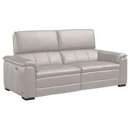 2,5-Sitzer Egoitaliano "Capucine", grau (stone), B:200cm H:99cm T:97cm, Sofas, wahlweise mit elektrisch oder manuell verstellbarer Relaxfunktion