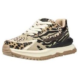 Sneaker Blowfish "Blowfish Sneaker Lederimitat/Textil", Damen, Gr. 39, schwarz (braun, schwarz), Lederimitat, Textil, Schuhe