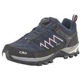 Wanderschuh CMP "RIGEL LOW WMN FITGO TREKKING SHOES WP", Gr. 39, rosa (antracite, rose), Leder, Schuhe, wasserdicht