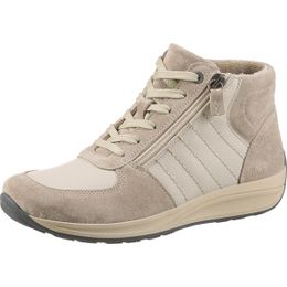 Damen Stiefelette innen w&auml;rmend angeraut sand Gr&ouml;&szlig;e 42