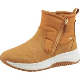 Caprice Damen Stiefelette ocker Gr&ouml;&szlig;e 40