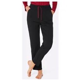 Jogginghose feel good, Damen, Gr. 18/19, Kurzgrößen, schwarz, 60% Baumwolle, 40% Polyester, unifarben, Hosen