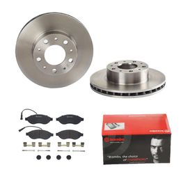 Brembo Bremsensatz, Scheibenbremse vorne rechts links innenbel&uuml;ftet 280mm f&uuml;r PEUGEOT FIAT CITRO&Euml;N 51740246 77367091 1618865280 1420-54831