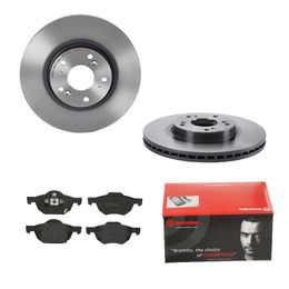 Brembo Bremsensatz-Vorderachse COATED DISC LINE / STANDARD IJDTIDEPH9 Bremsensatz, Scheibenbremse vorne rechts links innenbel&uuml;ftet 300mm f&uuml;r HONDA 450