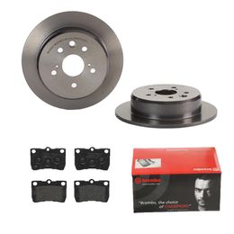 Brembo Bremsensatz-Hinterachse COATED DISC LINE / STANDARD Bremsensatz, Scheibenbremse hinten rechts links voll 291mm f&uuml;r LEXUS TOYOTA (FAW) 424310P01