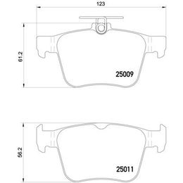 Brembo Bremsensatz-Vorn und hinten Bremsensatz, Scheibenbremse vorne rechts links innenbel&uuml;ftet 340mm f&uuml;r SKODA VW (SVW) SEAT (FAW) AUDI 5Q0698451AC 5