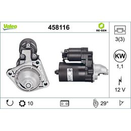 Valeo Starter REMANUFACTURED PREMIUM 12V f&uuml;r PININFARINA FORD ASIA & OCEANIA MAZDA VOLVO (CHANGAN) 1473072 1539686 YS4U-11000-AB 460440