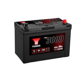Yuasa YBX3000 - SMF 12V 95Ah 720A Starterbatterie für HYUNDAI MITSUBISHI KIA CITROËN/PEUGEOT TOYOTA FORD SSANGYONG VOLVO NISSAN 5600SR 2880042130 2880