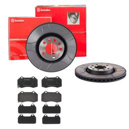 Brembo Bremsensatz-Vorderachse MAX LINE / STANDARD Bremsensatz, Scheibenbremse vorne rechts links innenbel&uuml;ftet 308mm f&uuml;r VAUXHALL SAAB OPEL 5084769 5
