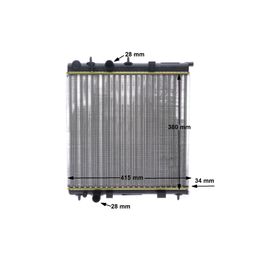 Mahle Kühler, Motorkühlung für PEUGEOT CITROËN 1330W9 1330.S4 CR 2036 000S