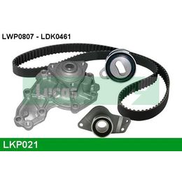 Lucas Wasserpumpe + Zahnriemensatz LKP021 f&uuml;r MITSUBISHI RENAULT TRUCKS SUZUKI DACIA VAUXHALL VOLVO OPEL 8200420959 91160212 4502759