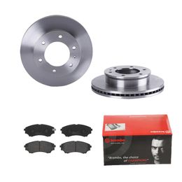Brembo Bremsensatz-Vorderachse Bremsensatz, Scheibenbremse vorne rechts links innenbelüftet 289mm für FORD USA ASIA & OCEANIA MAZDA 2M342001CB 2M34200