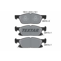 TEXTAR Bremsbelagsatz, Scheibenbremse vorne rechts links f&uuml;r FORD USA LINCOLN HP5Z2001B KTJ1GC2K021AA BRF1536 2241201