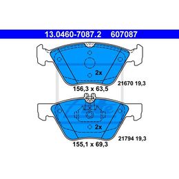 ATE Bremsensatz, Scheibenbremse vorne rechts links bel&uuml;ftet 300mm f&uuml;r MERCEDES-BENZ CHRYSLER 2104211512 5139218AA 0024205020 1420-43059