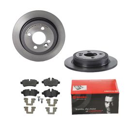 Brembo Bremsensatz-Hinterachse COATED DISC LINE / STANDARD Bremsensatz, Scheibenbremse hinten rechts links voll 259mm f&uuml;r MINI BMW 34216794059 3435679