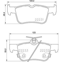 Brembo Bremsensatz-Hinterachse COATED DISC LINE / STANDARD Bremsensatz, Scheibenbremse hinten rechts links voll 302mm f&uuml;r FORD USA LINCOLN (CHANGAN) 5