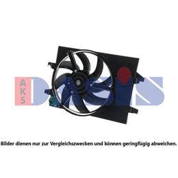 AKS DASIS L&uuml;fter, Motork&uuml;hlung &Oslash;390mm 390mm f&uuml;r FORD 3M5H8C607SB 1306759 1475302 098154N