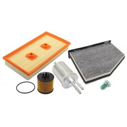 MAPCO Filter-Satz mit Luftfilter f&uuml;r MITSUBISHI SKODA VW SEAT DODGE JEEP CUPRA AUDI CHRYSLER VAG 03C115562 1K0201051K 1K0201051C 68829