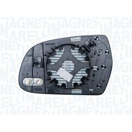 MAGNETI MARELLI Spiegelglas, Au&szlig;enspiegel rechts mit Halter f&uuml;r AUDI 8K0857536F 8F0857536D 182209019300