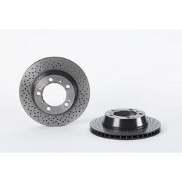 Brembo Bremsscheibe COATED DISC LINE hinten rechts links Gelocht/innenbel. 299mm f&uuml;r PORSCHE 98735240300 98635240301 98735240301 09.8890.21