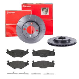 Brembo Bremsensatz-Vorderachse MAX LINE / STANDARD Bremsensatz, Scheibenbremse vorne rechts links innenbel&uuml;ftet 239mm f&uuml;r SKODA VW SEAT (SVW) AUDI 321