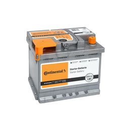 Continental 12V, 50 Ah, 500 A Versorgungsbatterie,Starterbatterie 12V 50Ah 500A für RENAULT SUZUKI VW FIAT FORD NISSAN OPEL CHEVROLET 98AB10655BA 98AX