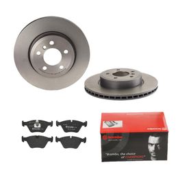 Brembo Bremsensatz-Vorderachse COATED DISC LINE / STANDARD IJDTIDCND4 Bremsensatz, Scheibenbremse vorne rechts links innenbel&uuml;ftet 325mm f&uuml;r BMW ROVER