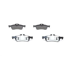 Bosch Bremsensatz-Hinterachse COATED DISC / STANDARD Bremsensatz, Scheibenbremse hinten rechts links voll 258mm f&uuml;r MINI BMW 34316786873 34216761288 3