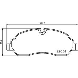 Brembo Bremsensatz-Vorderachse COATED DISC LINE / STANDARD Bremsensatz, Scheibenbremse vorne rechts links innenbel&uuml;ftet 308mm f&uuml;r FORD (CHANGAN) 18122