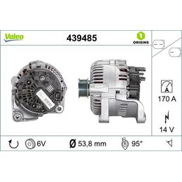 Valeo Generator NEW ORIGINAL PART 14V 170A für BMW 12317792072 12317802929 7799204 439485