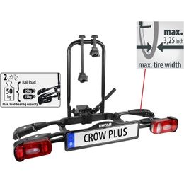 Eufab Heckträger [CROW PLUS] für Anhängekupplung Fahrradträger, 11582