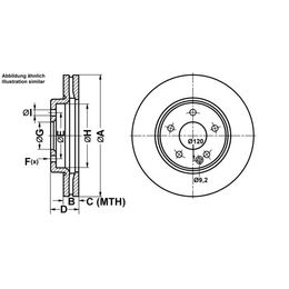 ATE Bremsensatz-Vorderachse IJF141D237 Bremsensatz, Scheibenbremse vorne rechts links bel&uuml;ftet 288mm f&uuml;r MAYBACH MERCEDES-BENZ A1694200820 A1694201220