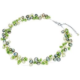 Valero Pearls Necklace female Green size One Size