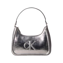 Calvin Klein Schultertasche Damen Gr&ouml;&szlig;e One Size silber