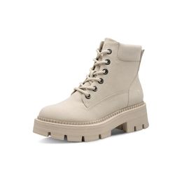 Tamaris Schn&uuml;rstiefelette Damen Gr&ouml;&szlig;e 40 beige Winterschuhe