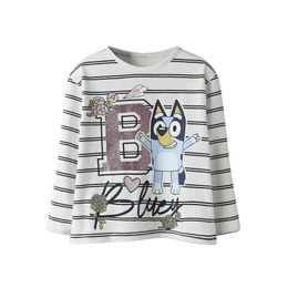 name it Shirt 'NMFSISKA BLUEY' M&auml;dchen Gr&ouml;&szlig;e 104 hellblau / dunkelblau / ros&eacute; / wei&szlig;