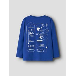 name it Shirt 'NMMOBRYAN' Jungen Gr&ouml;&szlig;e 110 dunkelblau / braun / wei&szlig;