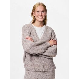 Pieces Strickjacke 'PCMesva' Damen Gr&ouml;&szlig;e S greige