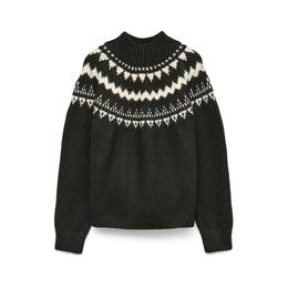 V&eacute;ro Moda VERO MODA Pullover Damen Gr&ouml;&szlig;e S schoko / wei&szlig;