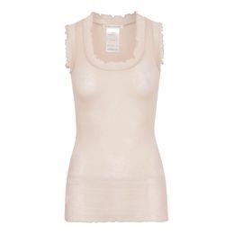 Seamless Basic Top ' Flounce ' Damen Gr&ouml;&szlig;e L/XL beige