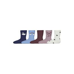 name it Socken 'NMFVINNI' M&auml;dchen Gr&ouml;&szlig;e 28/30 hellblau / dunkelblau / rosa / karminrot / wei&szlig;