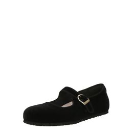 Birkenstock Ballet Flats with Strap 'Santa Clarita' female Black size 40