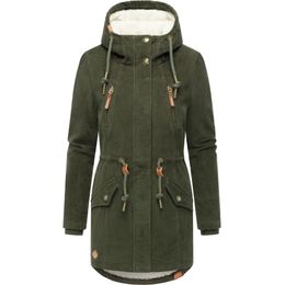 Ragwear Übergangsmantel 'Ellsie Cordy' Damen Größe M oliv Winterjacke