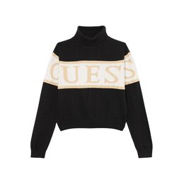 Guess Pullover M&auml;dchen Gr&ouml;&szlig;e 164 gold / schwarz / wei&szlig;