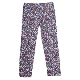 KOROSHI Leggings M&auml;dchen Gr&ouml;&szlig;e 140 blau / rosa / wei&szlig;