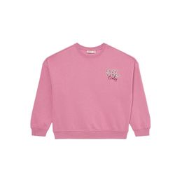 ONLY GIRLS Sweatshirt 'KOGBila' M&auml;dchen Gr&ouml;&szlig;e 146/152 marine / hellbraun / lila / wei&szlig;