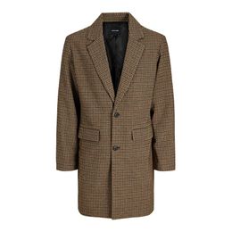 Jack & Jones JACK & JONES Mantel 'JJEHARRIS' Herren Größe M dunkelbeige / dunkelbraun / schwarz / weiß