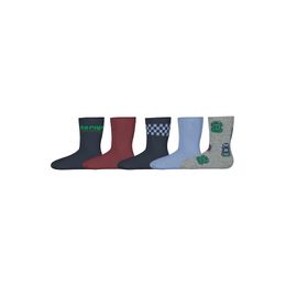 name it Socken 'NMMVAGN' Jungen Größe 28/30 navy / hellblau / graumeliert / weinrot